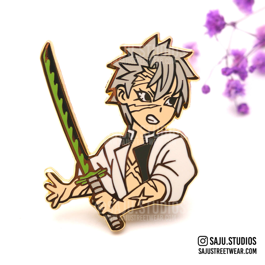 Wind Pillar Enamel Pin – SAJU Studios